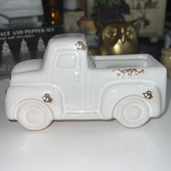 Unbranded | Accents | Rustic Farmhouse Ceramic Truck Plantercandy Dish ...